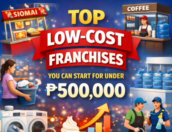 Top Low-Cost Franchises You Can Start for Under ₱500,000 in the ...