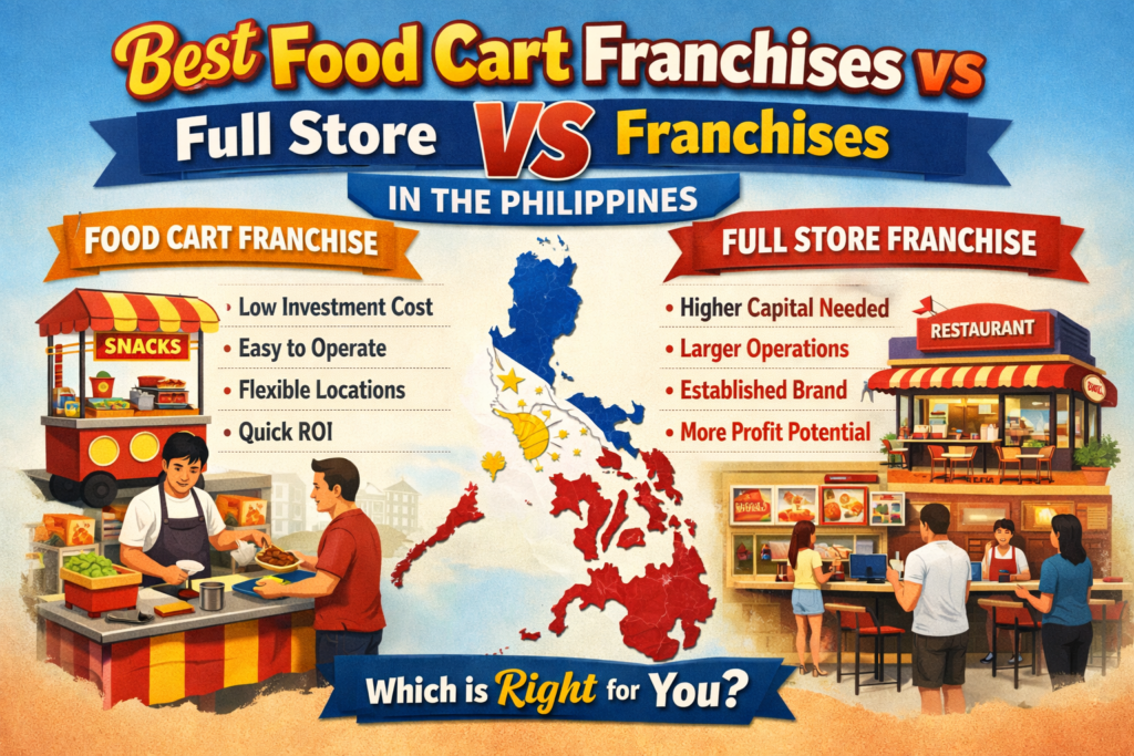 Best Food Cart Franchises vs Full Store Franchises in the Philippines ...